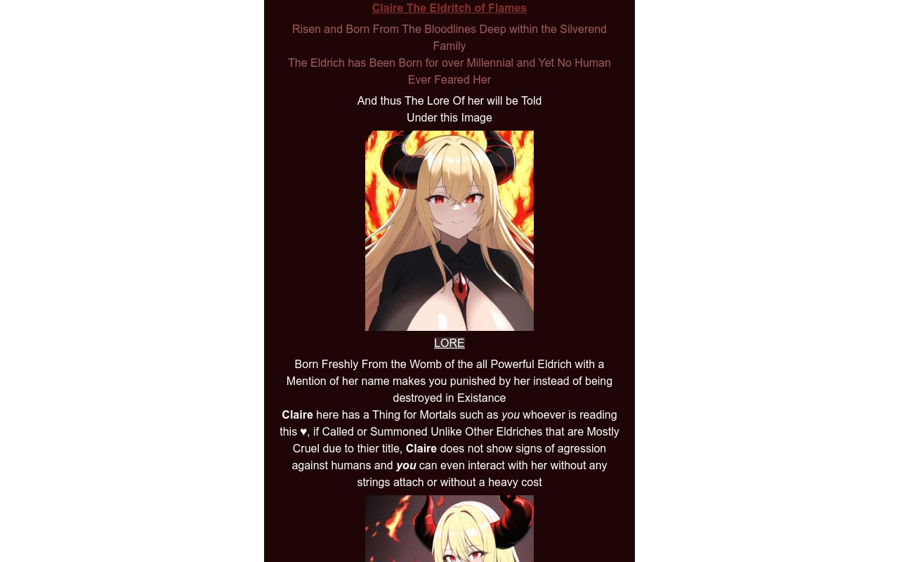 The Eldrich of Flames